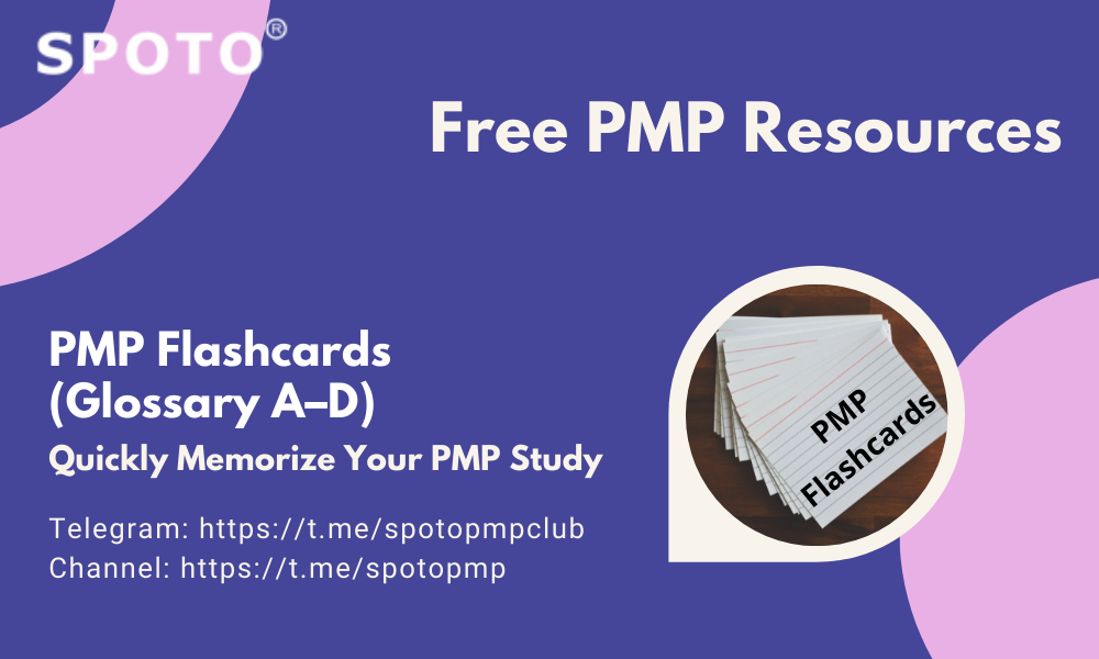 [Free PMP Resources] PMP Flashcards (Glossary A–D) — Quickly Memorize ...